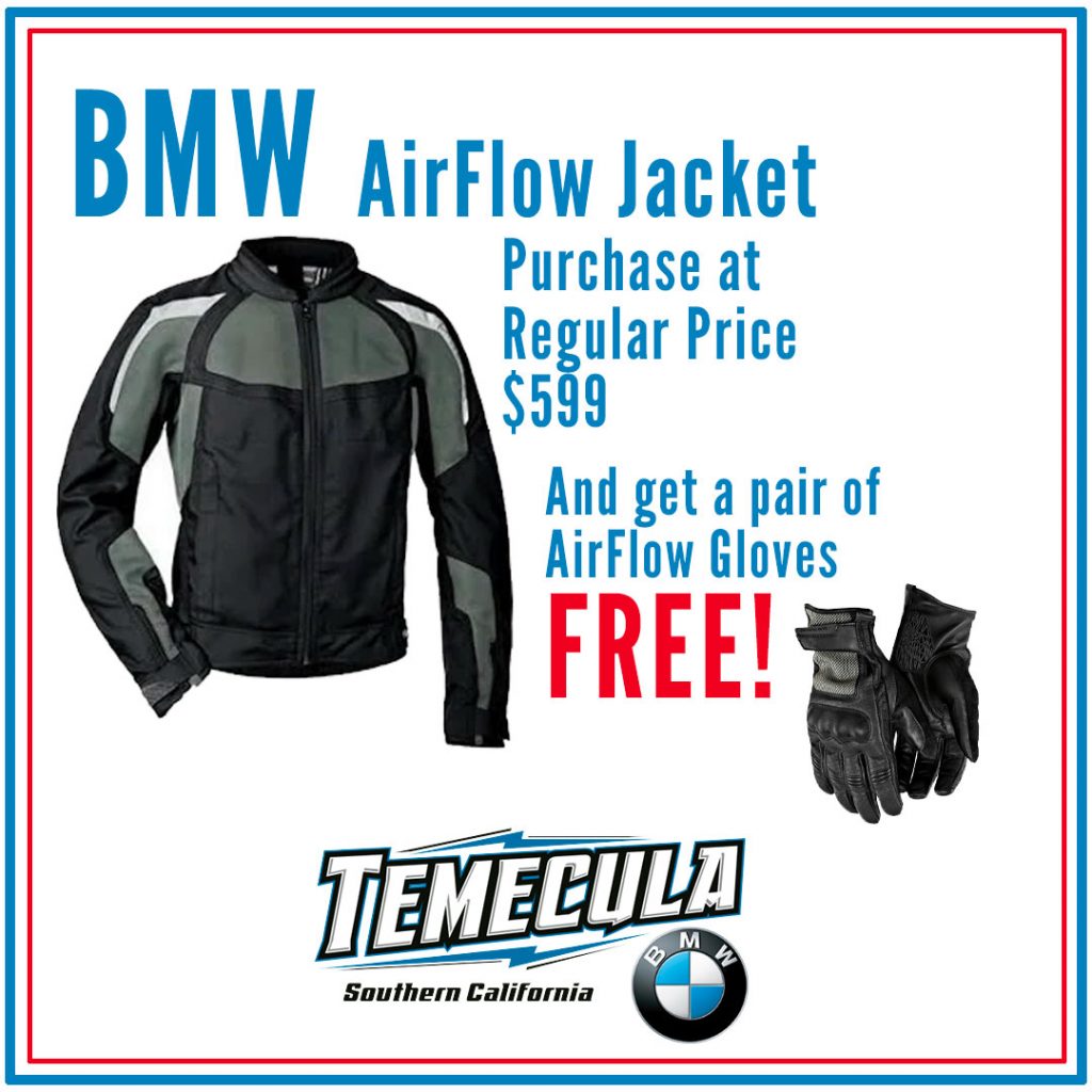 BMW AirFlow Jacket & Gloves | BMW Motorcycles of Temecula, California